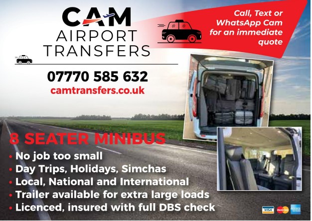 Kosher Greater Manchester, United Kingdom: Cam Airport Transfers